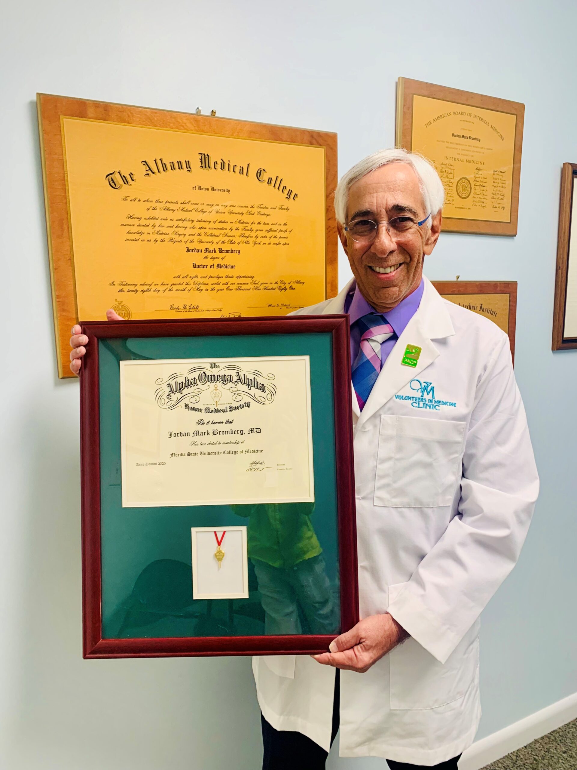 Dr. Jordan Bromberg Elected to Alpha Omega Alpha Honor Medical Society ...